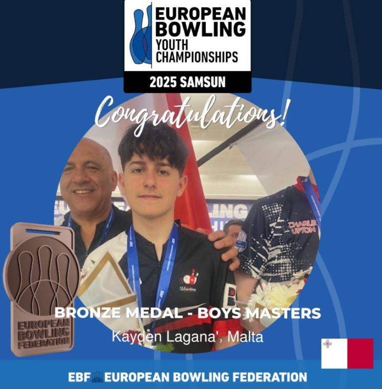 Kayden Lagana wins bronze in EYC 2025 Masters – MBA | The Official Website of the Malta Bowling ...